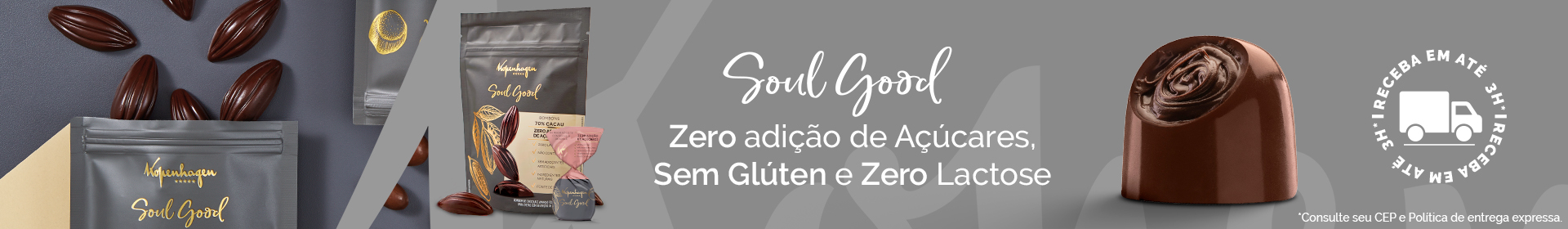 Chocolate Saudável é com a Linha Soul Good | Kopenhagen